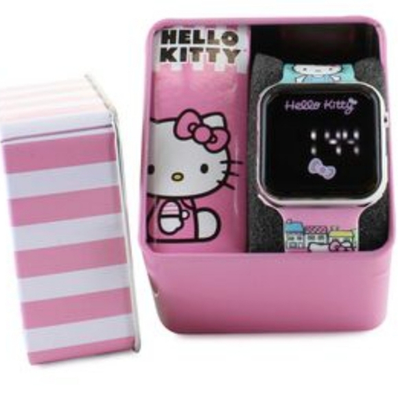 Hello Kitty | Accessories | Hello Kitty With Bow Digital Watch | Poshmark